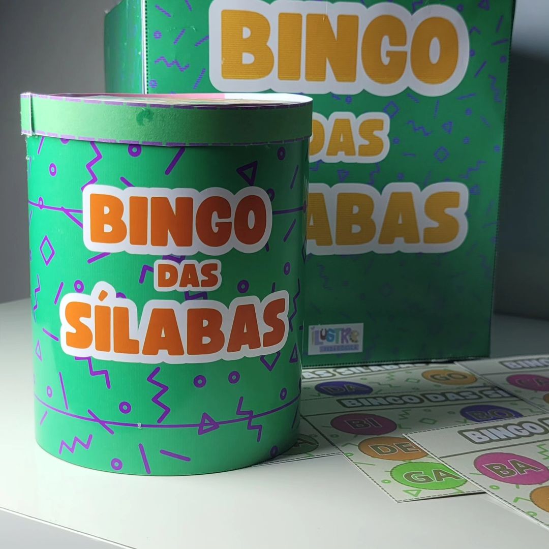 BINGO SILÁBICO: Sílabas Simples – Ilustre Pedagógica