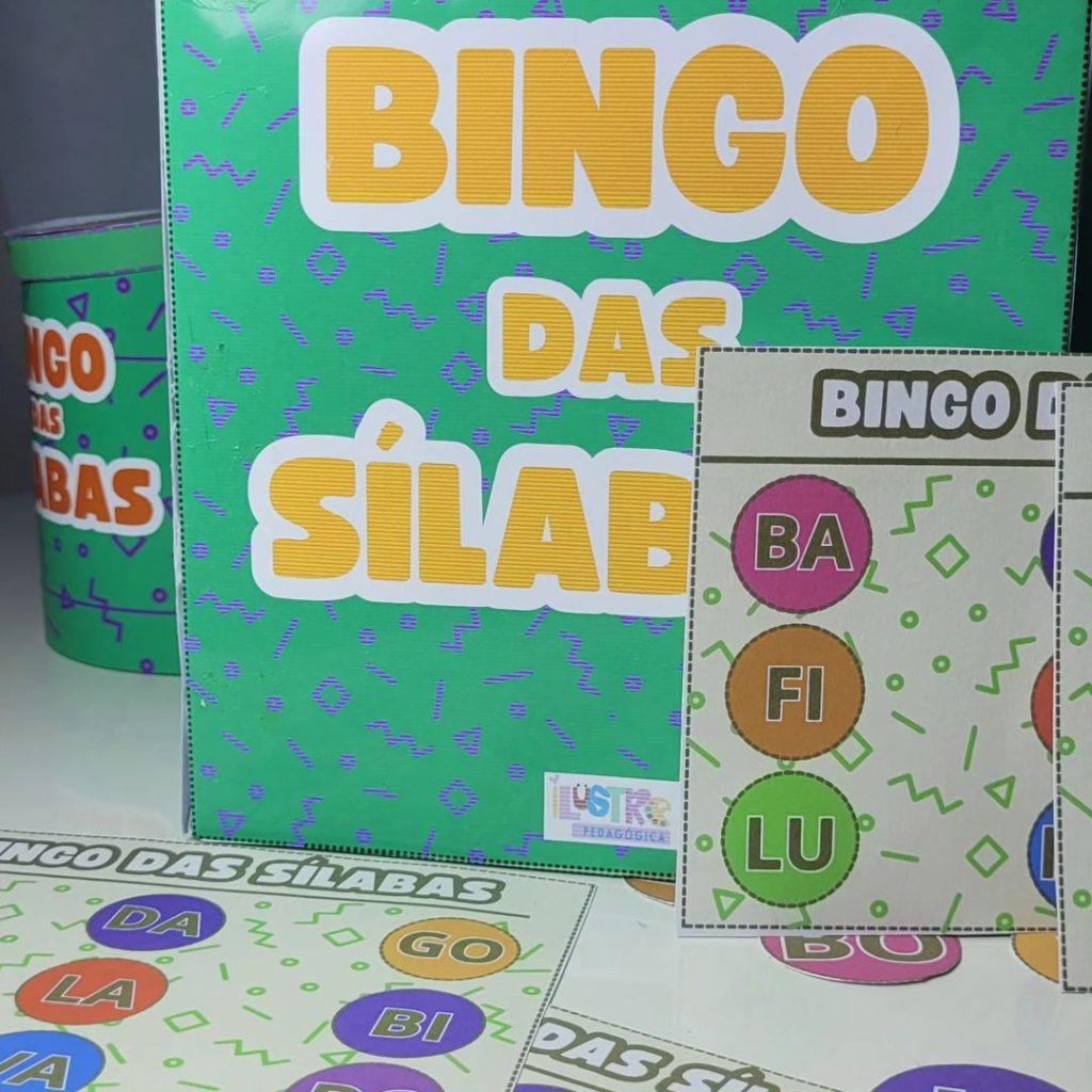 BINGO SILÁBICO: Sílabas Simples – Ilustre Pedagógica