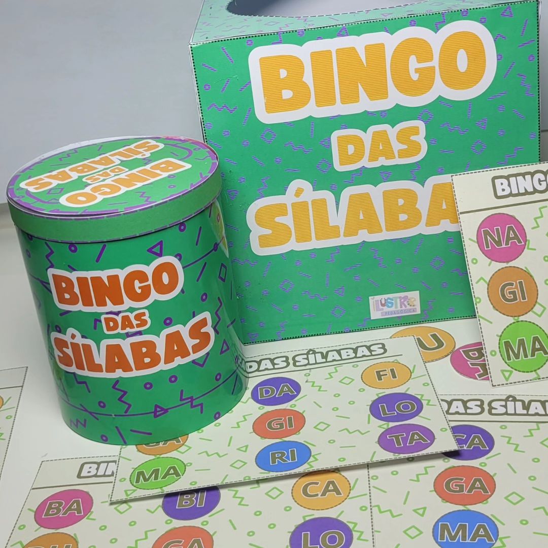 BINGO SILÁBICO: Sílabas Simples – Ilustre Pedagógica