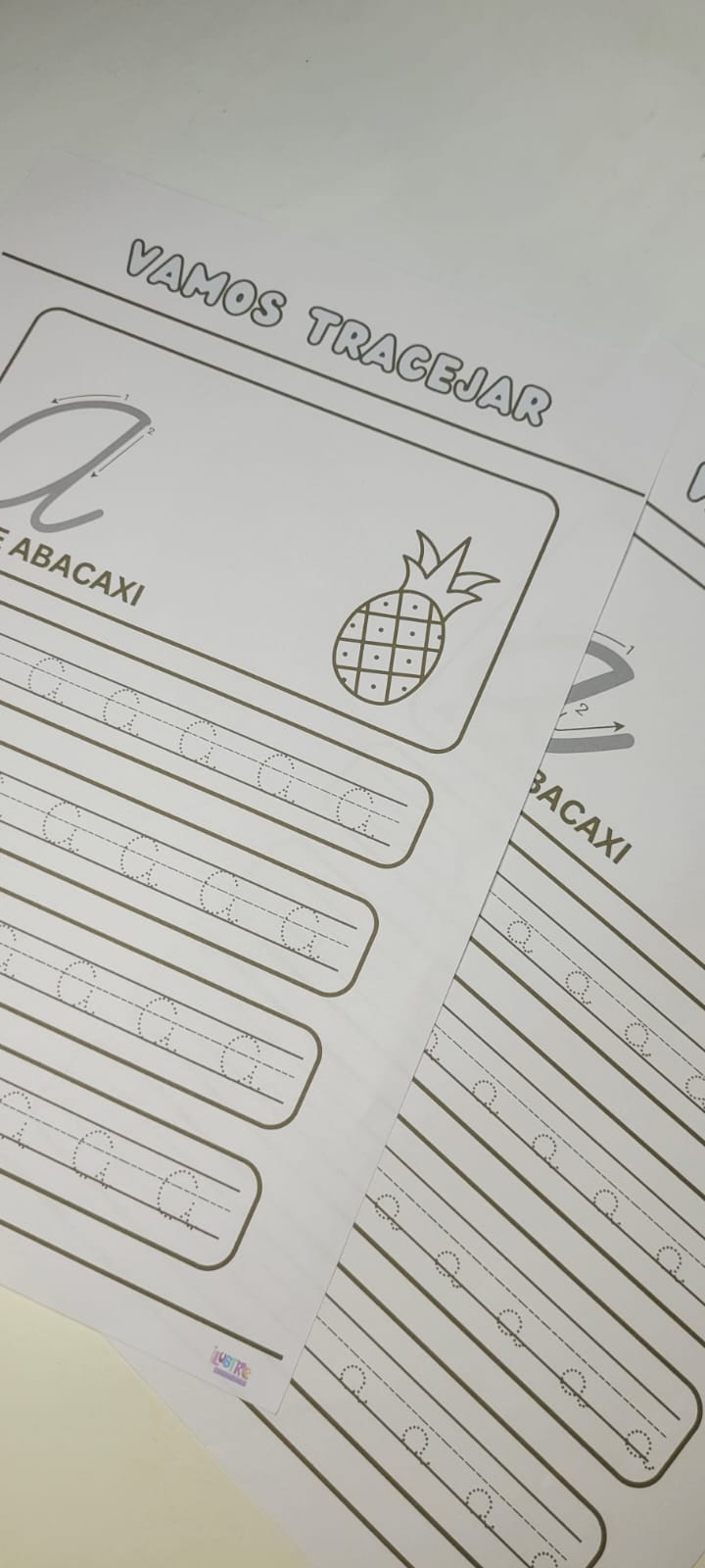 ALFABETO TRACEJADO LETRAS CURSIVAS – Ilustre Pedagógica