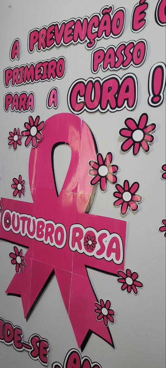 MURAL OUTUBRO ROSA – Ilustre Pedagógica