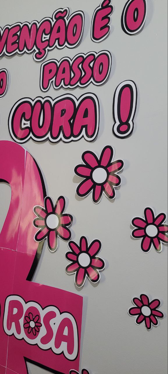 MURAL OUTUBRO ROSA – Ilustre Pedagógica
