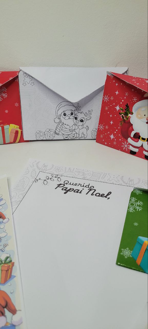 ENVELOPES COM PAPEL DE CARTA PARA PAPAI NOEL – Ilustre Pedagógica