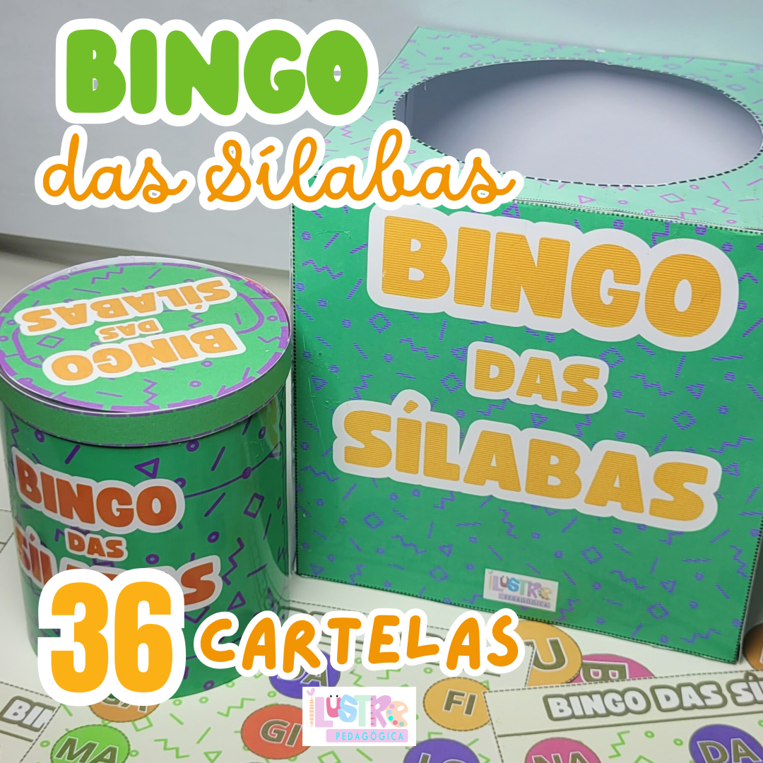 BINGO SILÁBICO: Sílabas Simples – Ilustre Pedagógica